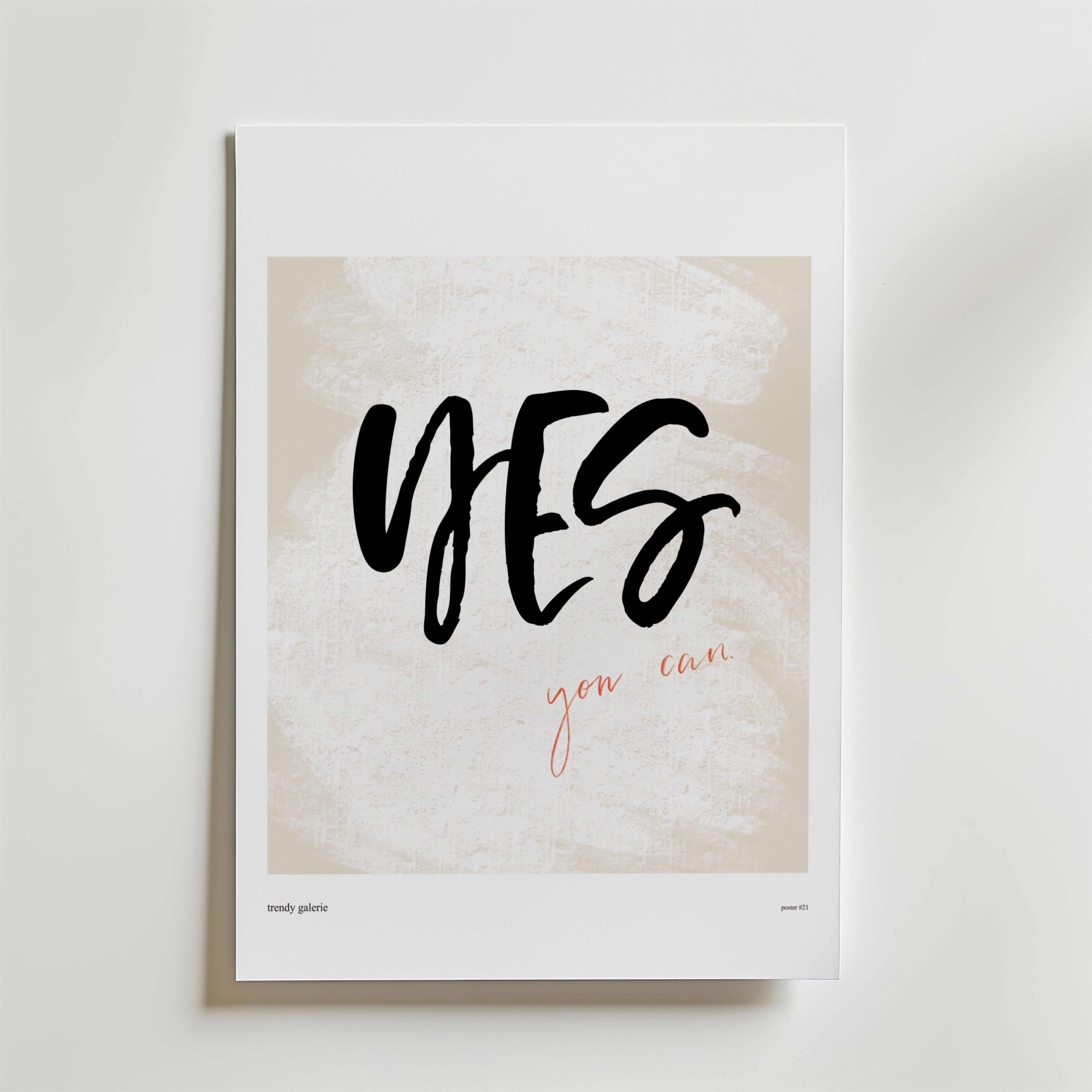 Yes You Can Affisch – Köp Poster Online | Bozetto – Bozetto | Design ...